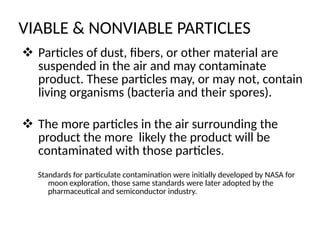 ASEPTIC PROCESSING - CONTAMINATION CONTROL.pptx