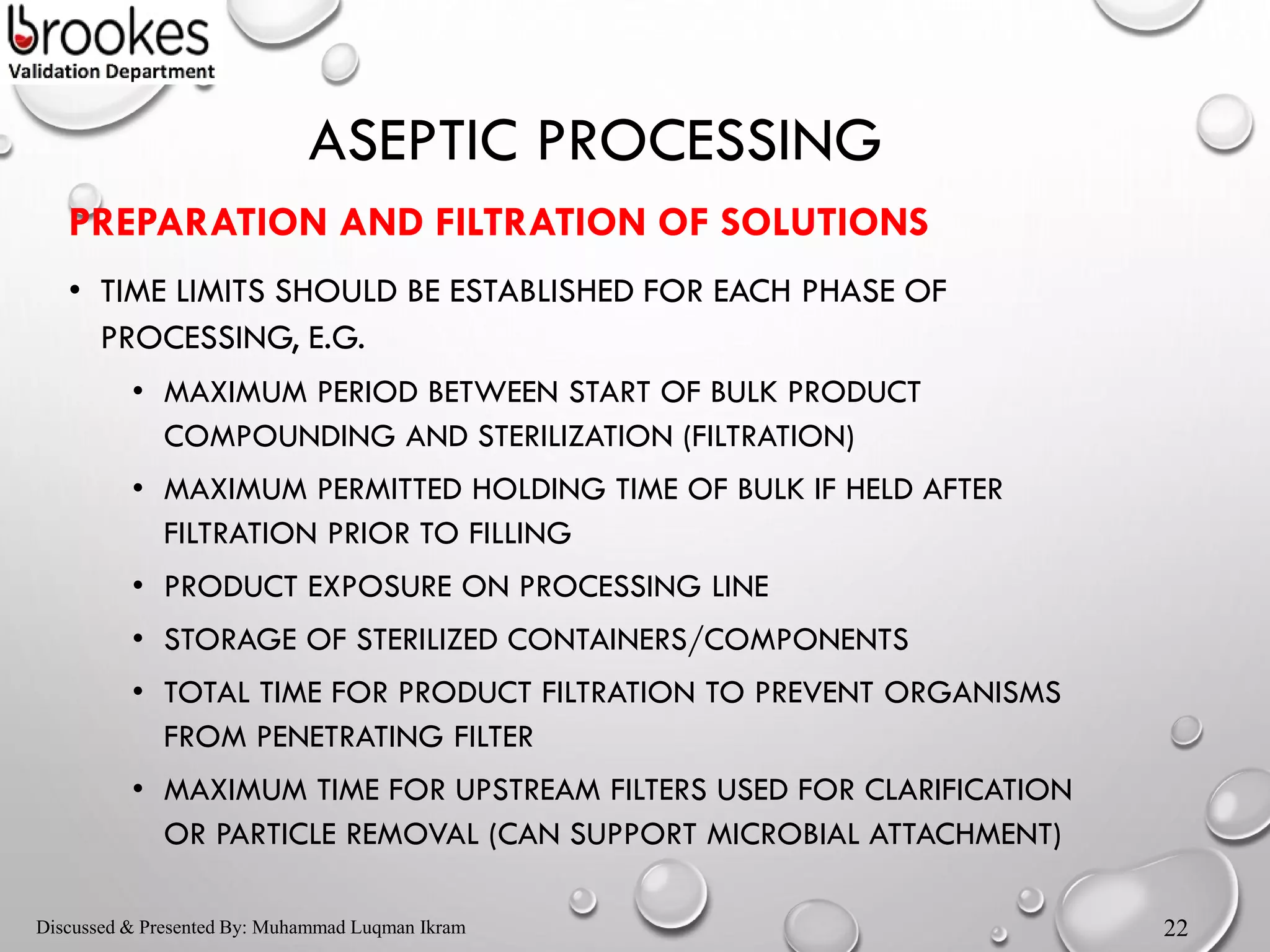Aseptic Processing & Media Fill | PDF