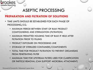 Aseptic Processing & Media Fill | PDF