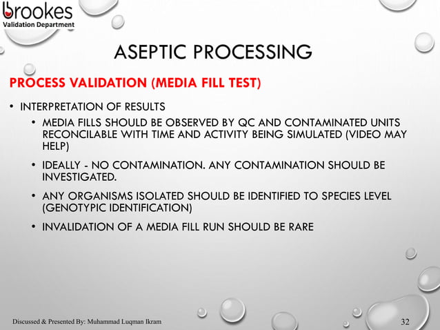 Aseptic Processing & Media Fill | PDF | Manufacturing Industry | Industries