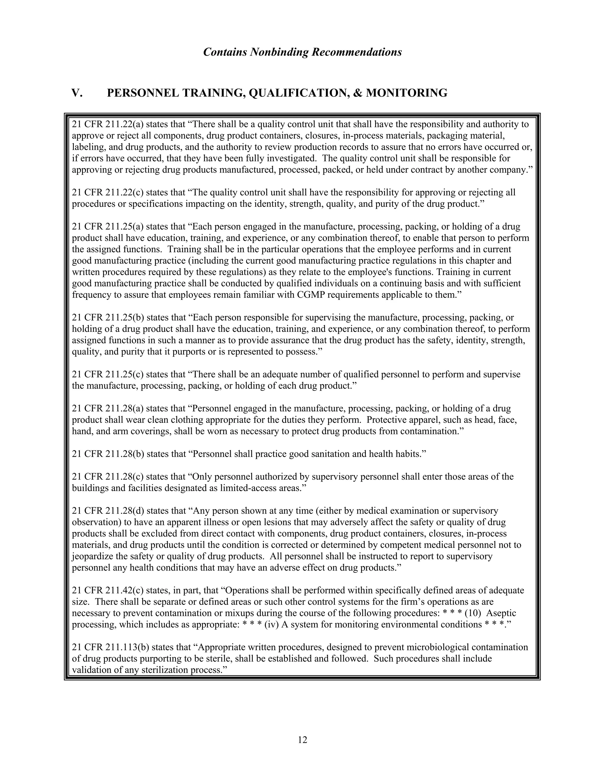 Aseptic Processing Us Fda Pdf 0844