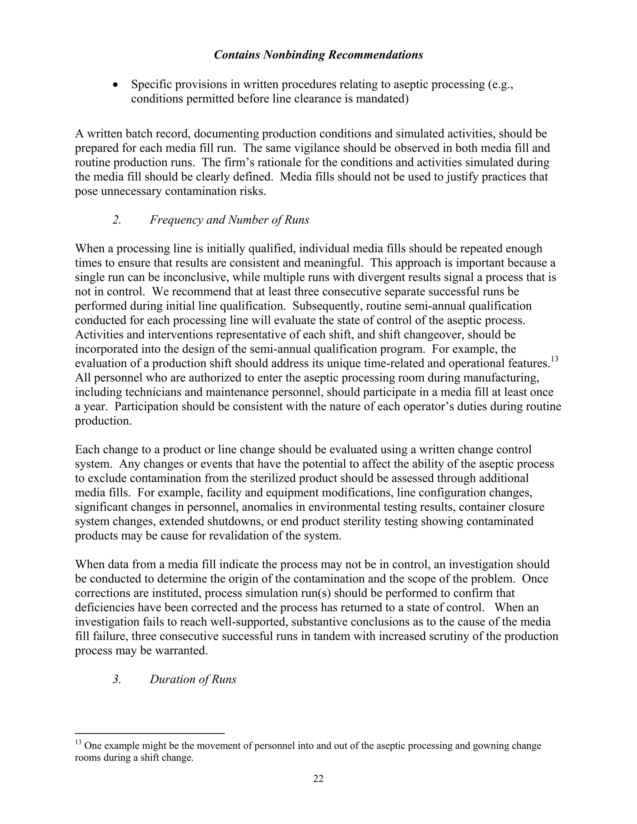 Aseptic processing us fda | PDF