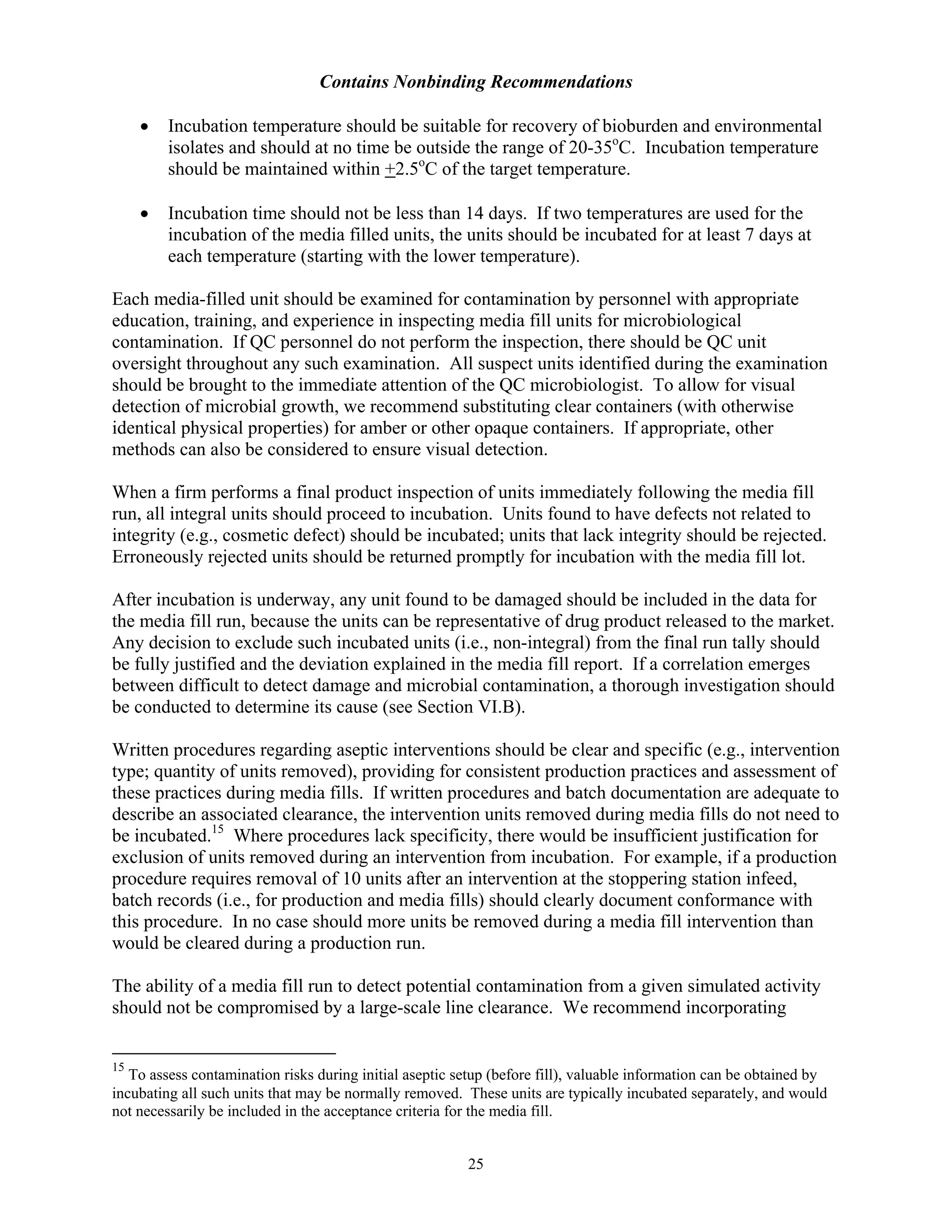 Aseptic processing us fda | PDF