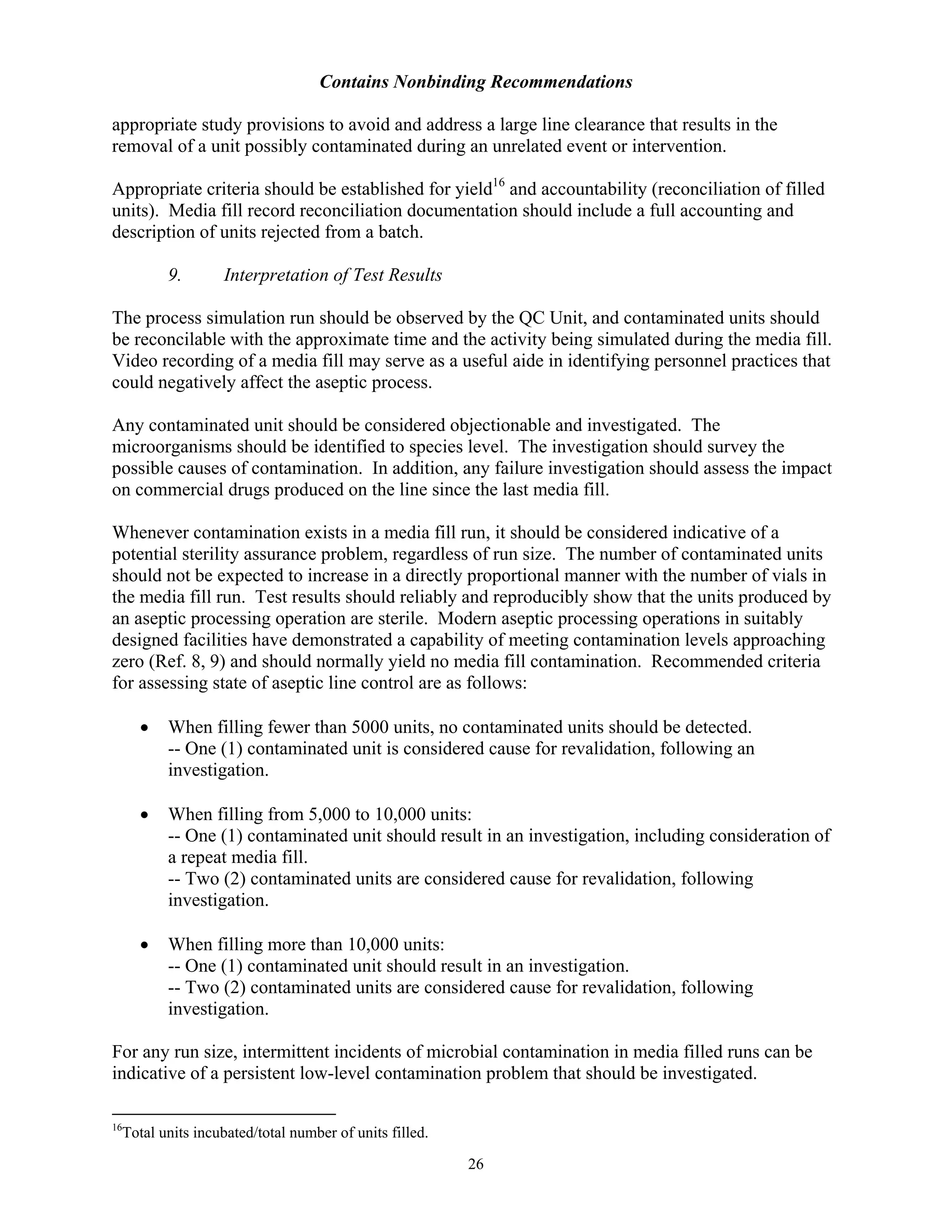 Aseptic processing us fda | PDF