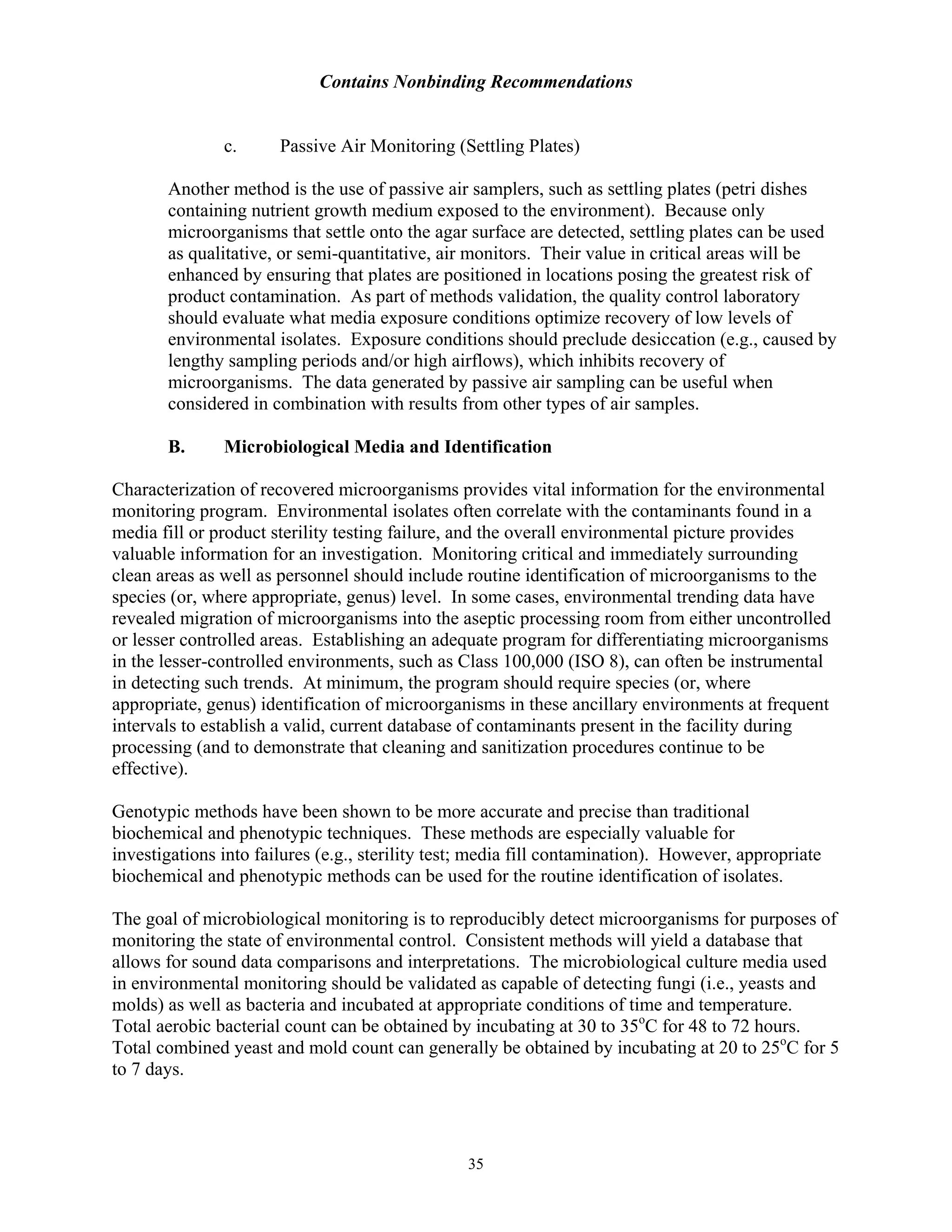 Aseptic processing us fda | PDF