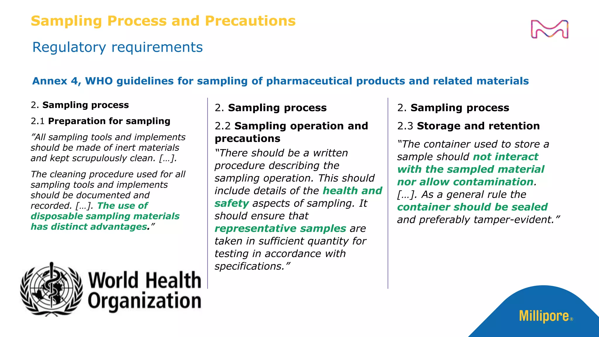 Aseptic Process Sampling to address Risk of Contamination & Containment ...