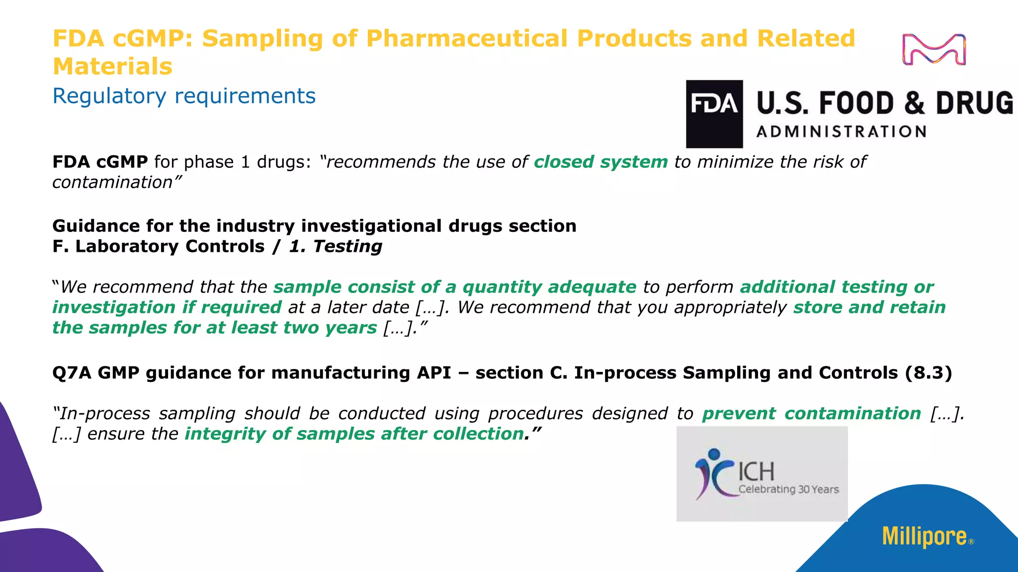 Aseptic Process Sampling to address Risk of Contamination & Containment ...