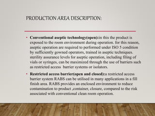 Aseptic process tech & advanced sterile product mfg rashmi nasare | PPTX