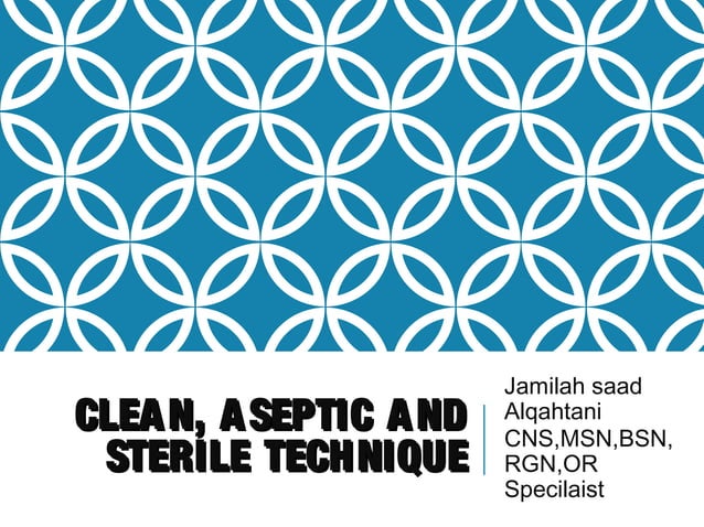 Aseptic technique | PPT