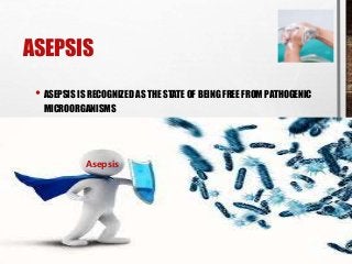 Aseptic technique | PPTX