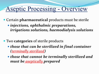 Design of An Aseptic Area and Clean Area Classification | PPTX