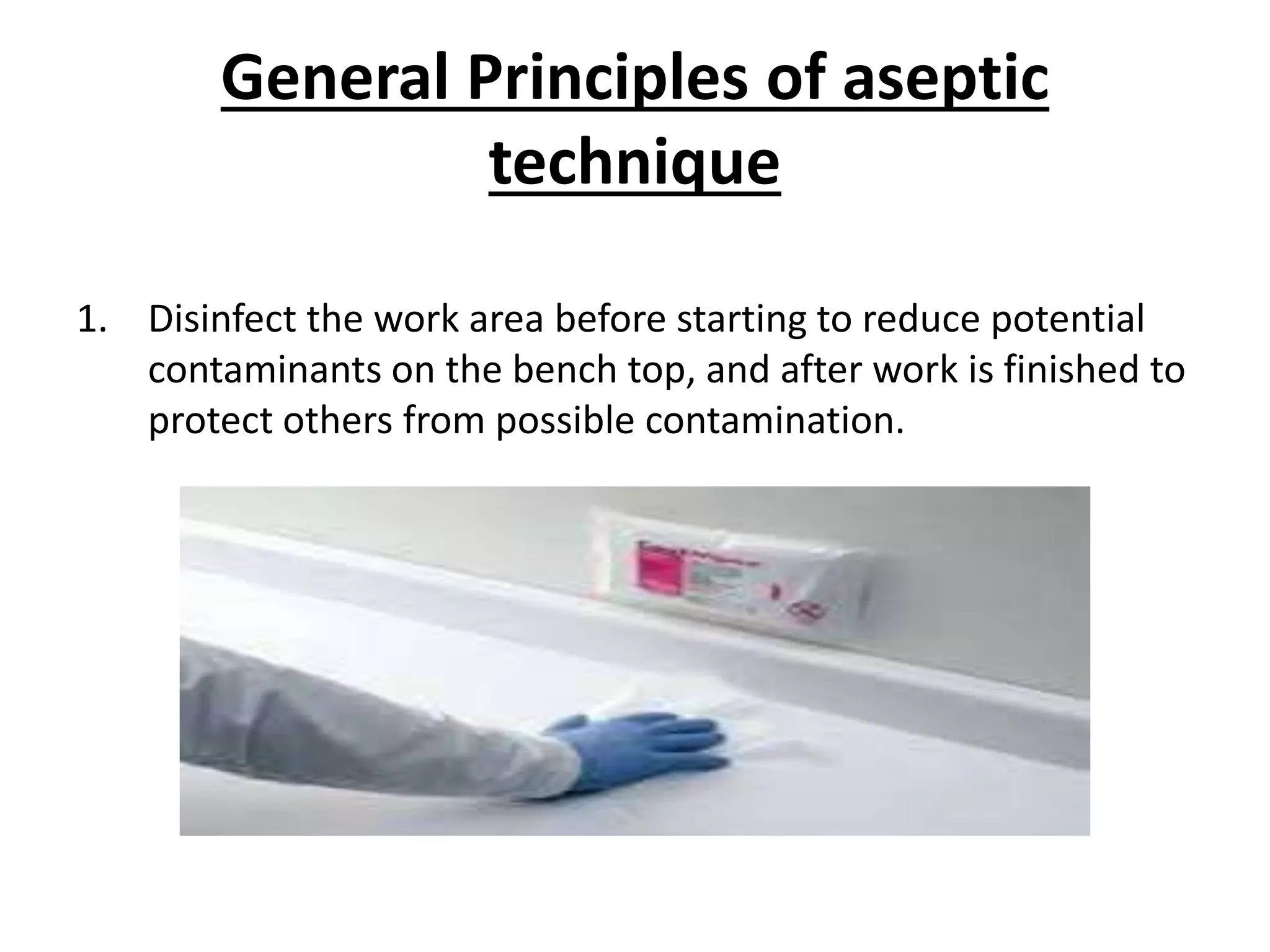 Aseptic technique | PPTX
