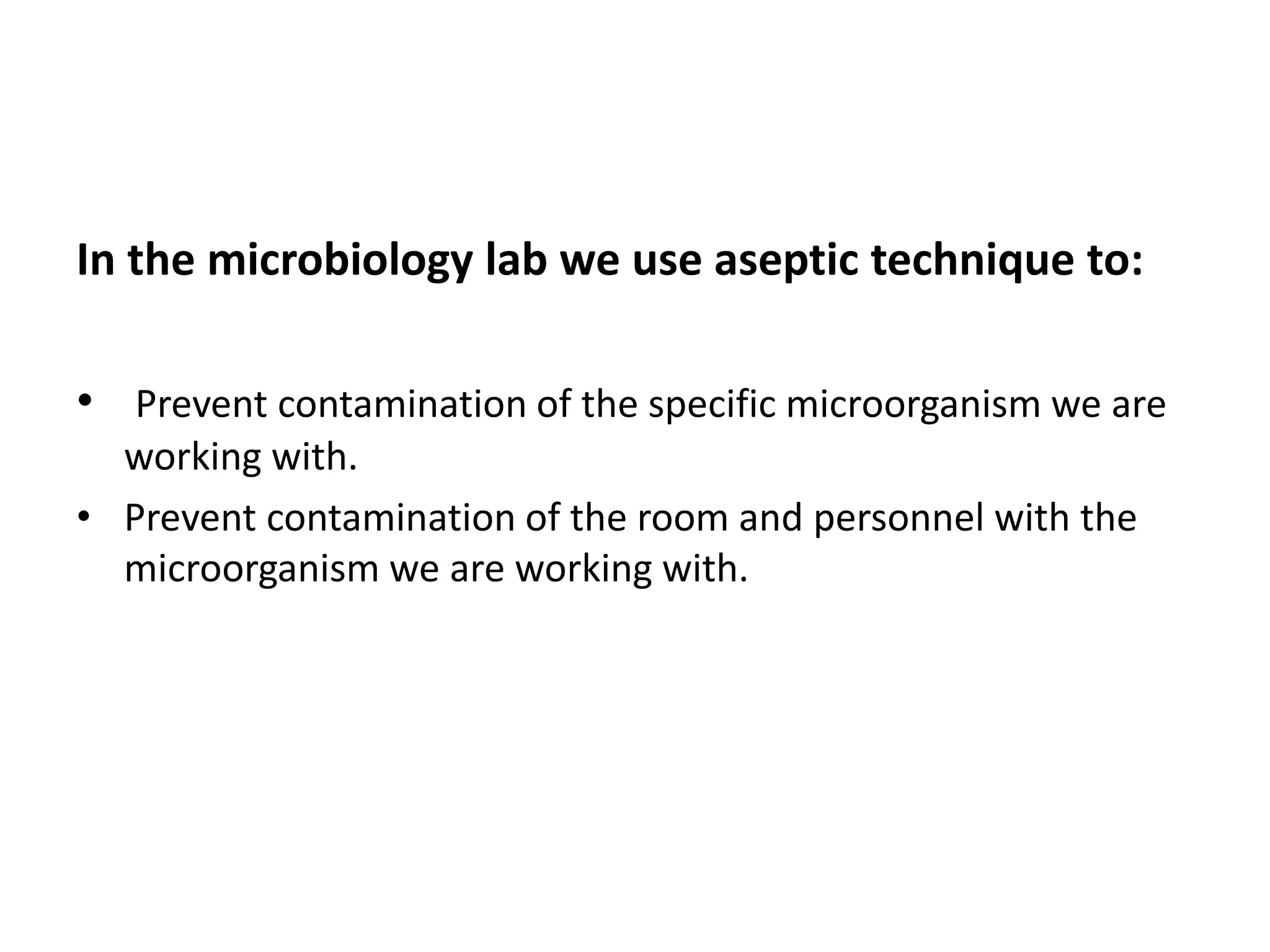 Aseptic technique | PPTX