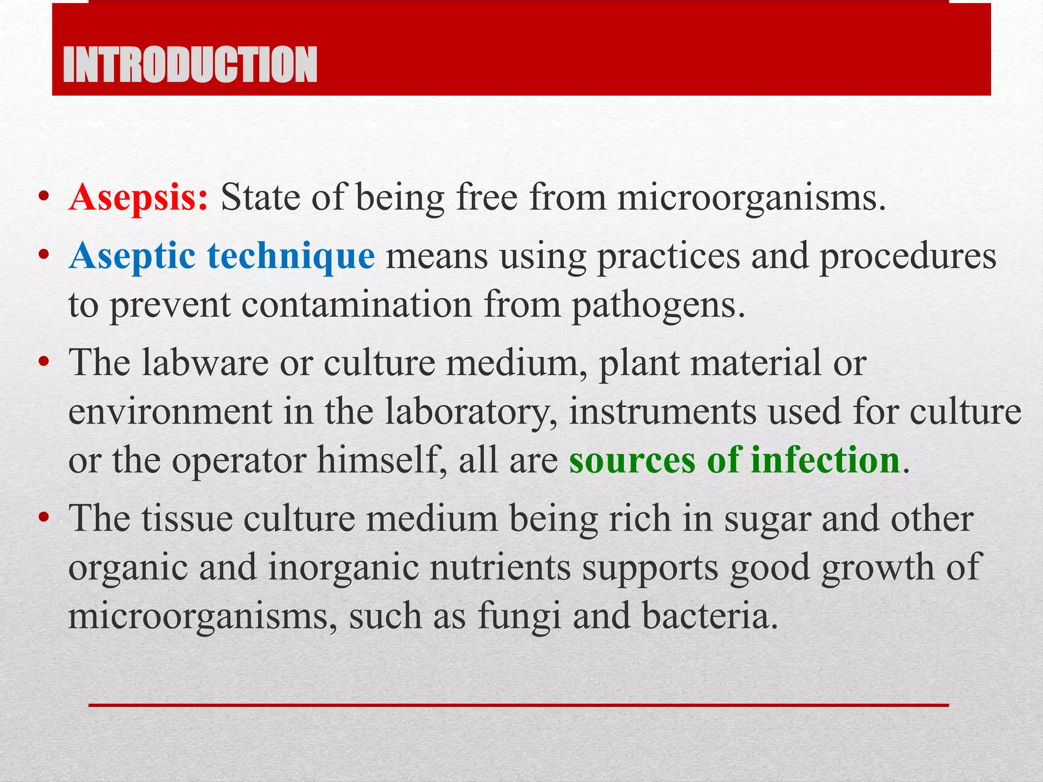 Aseptic techniques | PPTX