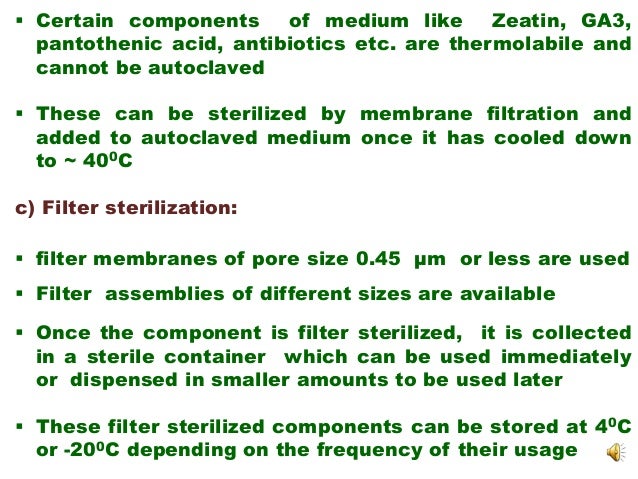 SOLUTION: Aseptic techniques in plant tissue culture copy - Studypool
