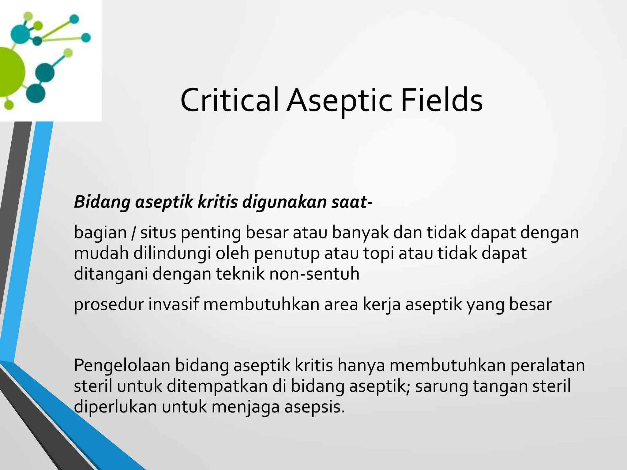 Prosedur dan Tehnik Asepsis pada kamar operasi | PPTX