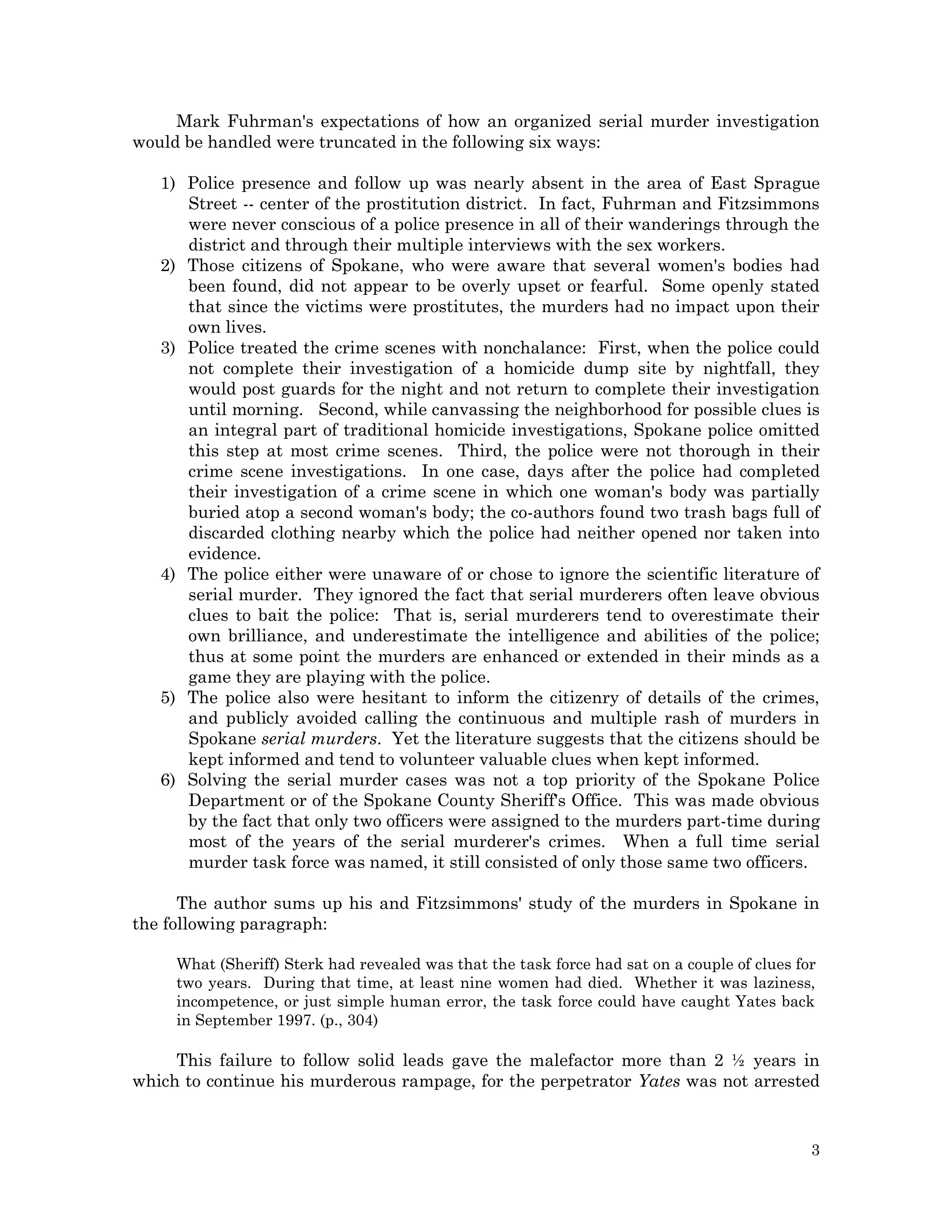 Book review Murder in Spokane/Reseña al libro Asesinato en Espokane | PDF