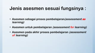 Asesmen - Kelompok 7 KURIKULUM MERDEKA.. | PPTX