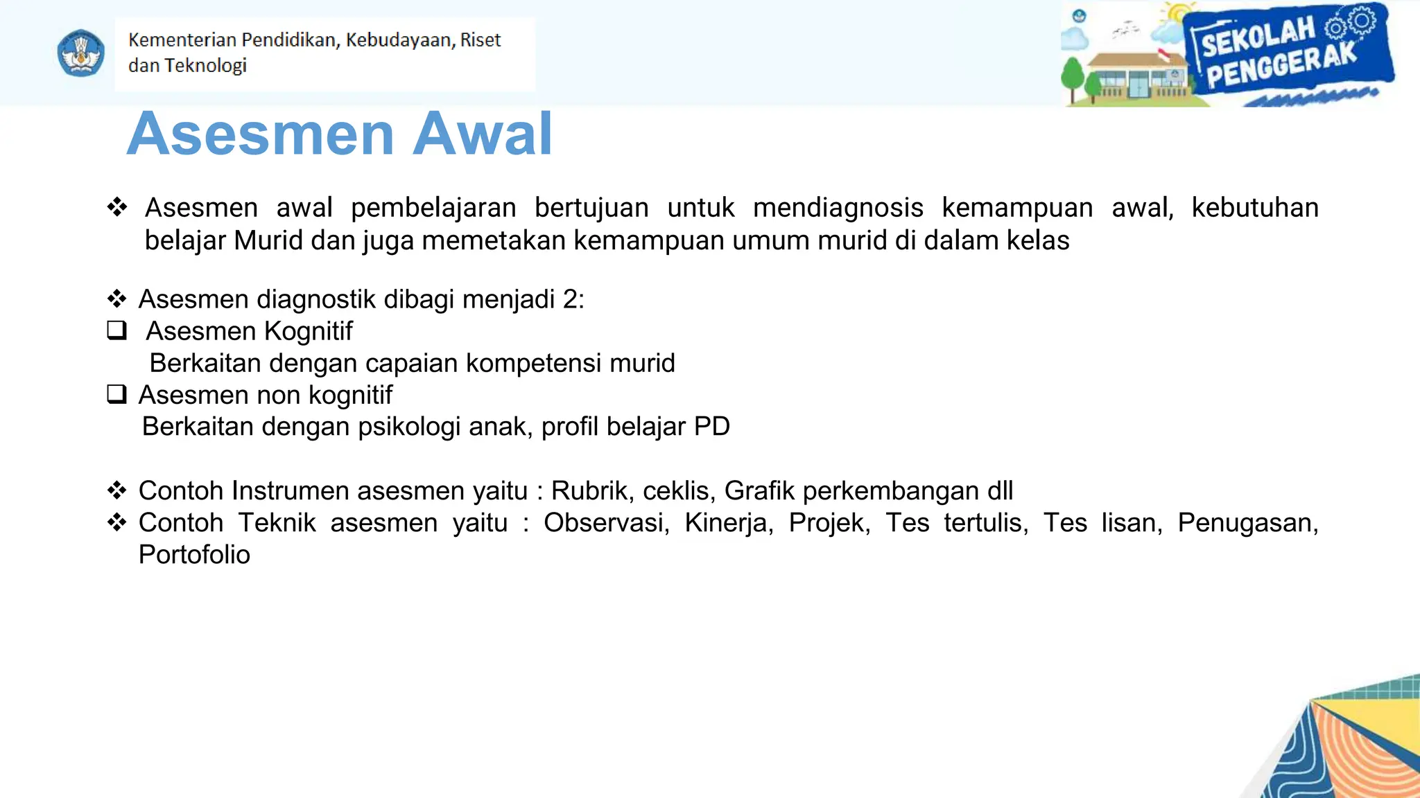 Asesmen Awal dan Pembelajaran Berdiferensiasi.pptx
