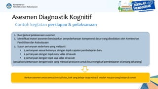 asesmen diagnostik bertujuan untuk mendiagnosis kemampuan dasar siswa ...