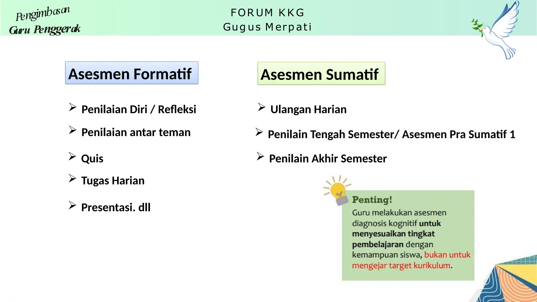 Asesmen Diagnostik Dasar pengetahuan siswapptx | PPTX