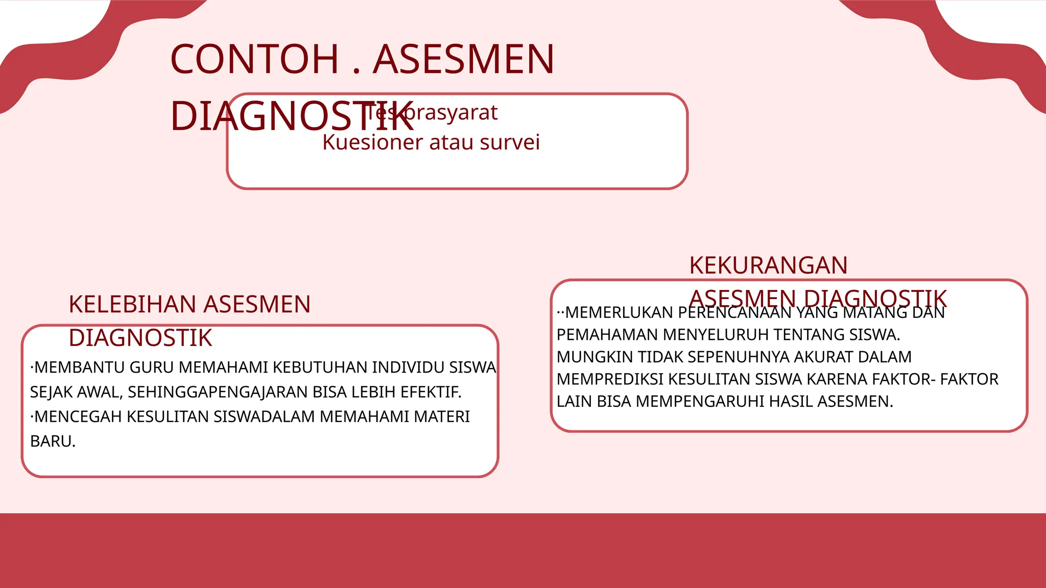 asesmen, evaluasi pembelajaran matematika dan jenis-jenis asesmen1.pptx
