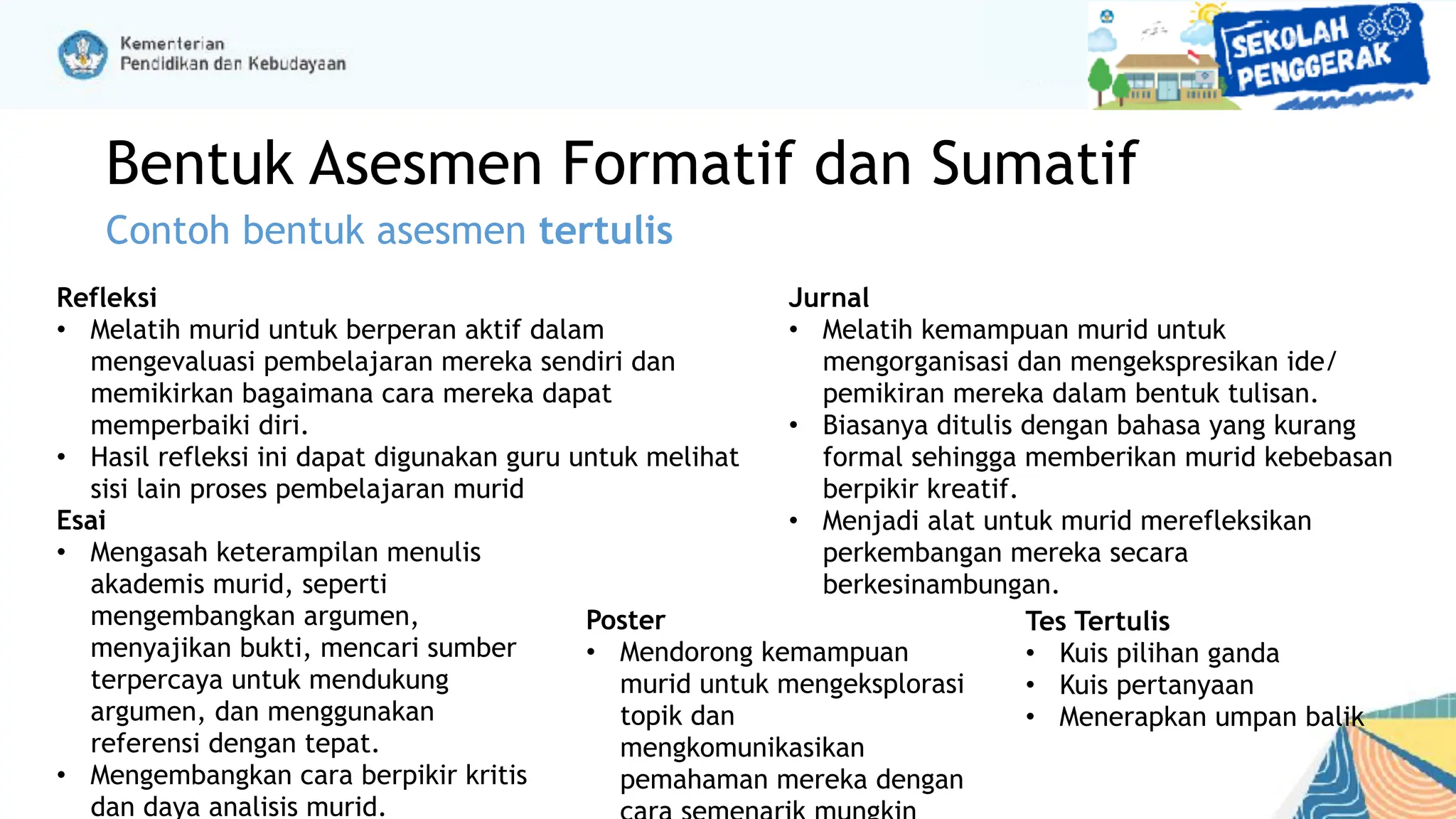 Asesmen Formatif dan Sumatif pada kur mer | PDF