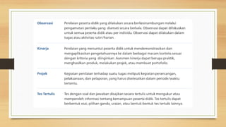 ASESMEN PEMBELAJARAN DALAM KURIKULUM MERDEKA | PPT