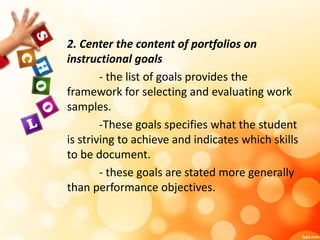 Designs of Students Portfolio | PPTX | Homework and Study | Education