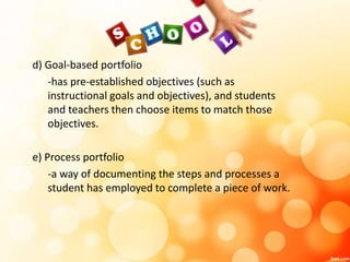Designs of Students Portfolio | PPTX