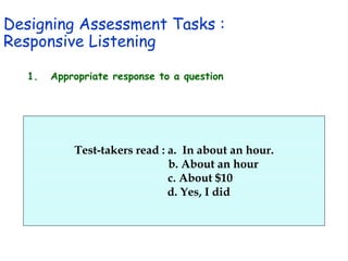 Asessing listening.ppt