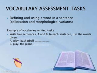 Assessment Writing | PPTX