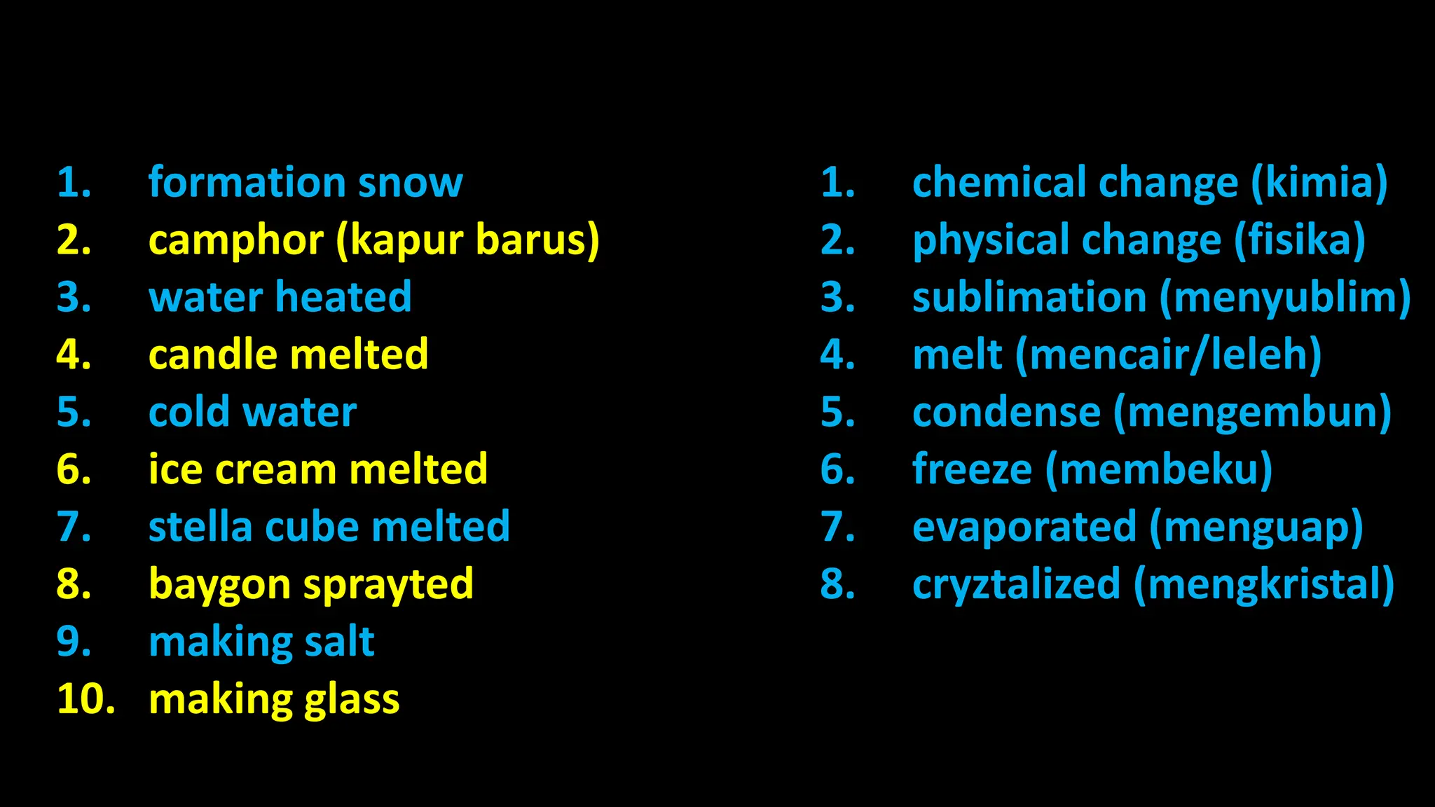 Asessment Review Contoh soal Science 6th TULIP | PPT