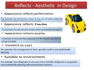 Design for Appearance (Aesthetic Consideration in Design).pptx