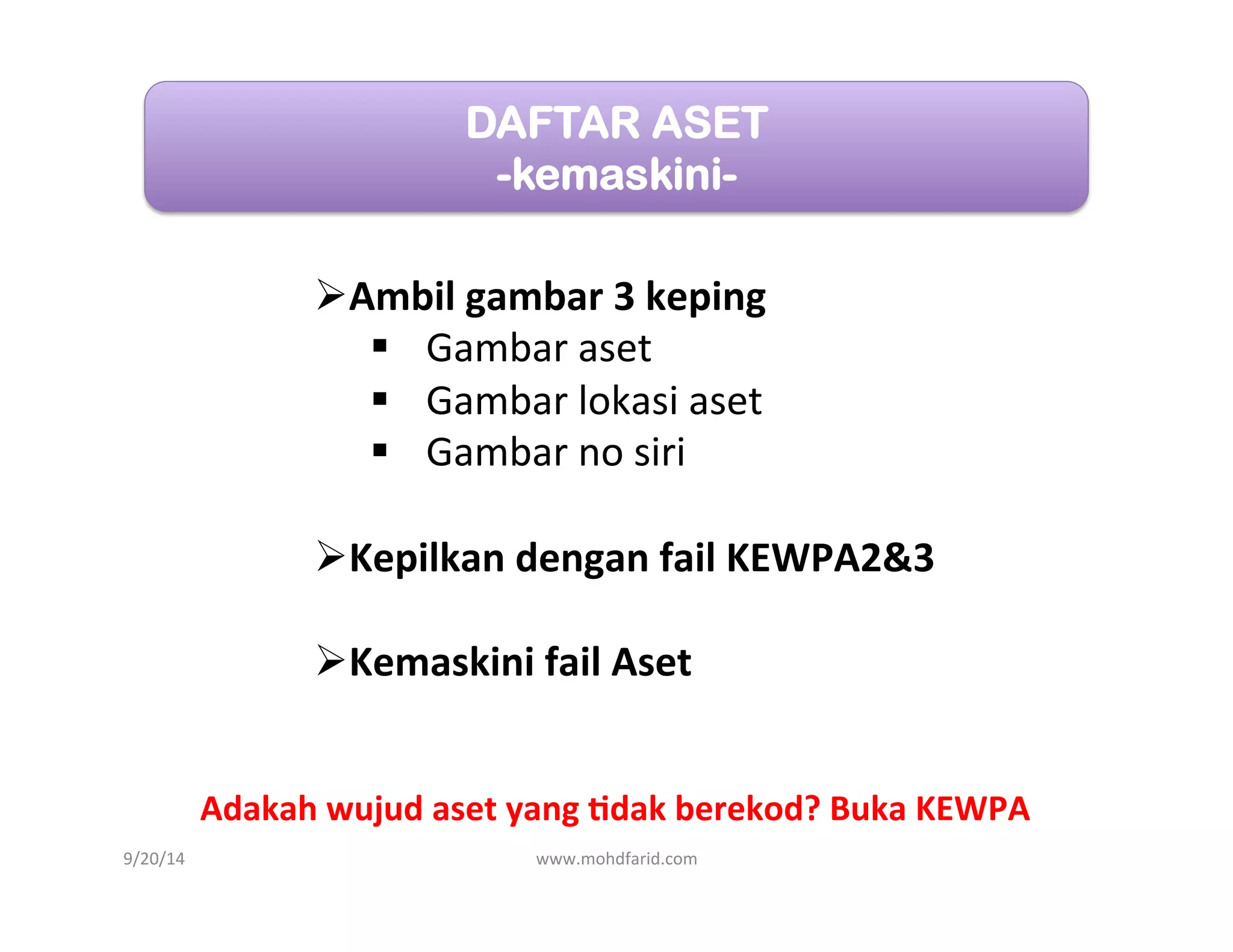 Aset & inventori | PDF