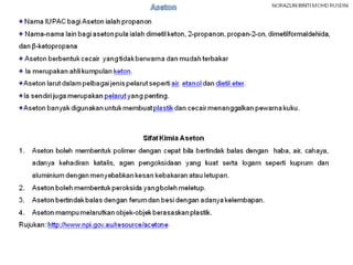Aseton (propanon) | PPT