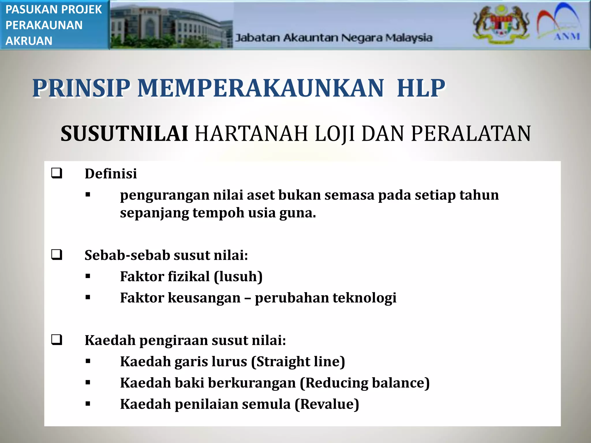 Aset Bukan Semasa - Perakaunan Akruan | PPTX