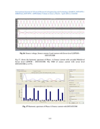 A seven level cascaded multilevel dstatcom for compensation of reactive power and harmonics | PDF