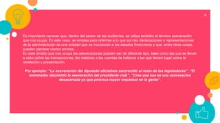 Aseveraciones | PPTX