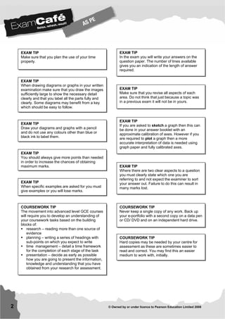 As Exam Tips | PDF | Educational Assessment | Education