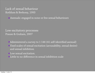 Asexuality presentation for CUQSC 2013 | PPT