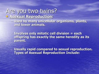 Asexual reproduction | PPT
