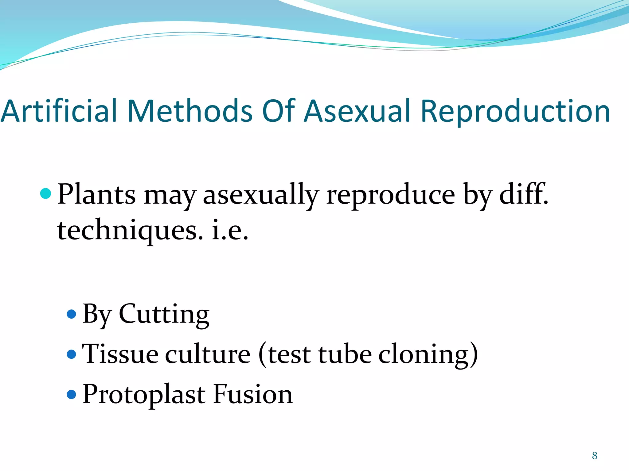 Asexual Reproduction in Plants (Quick Rivew) | PPTX