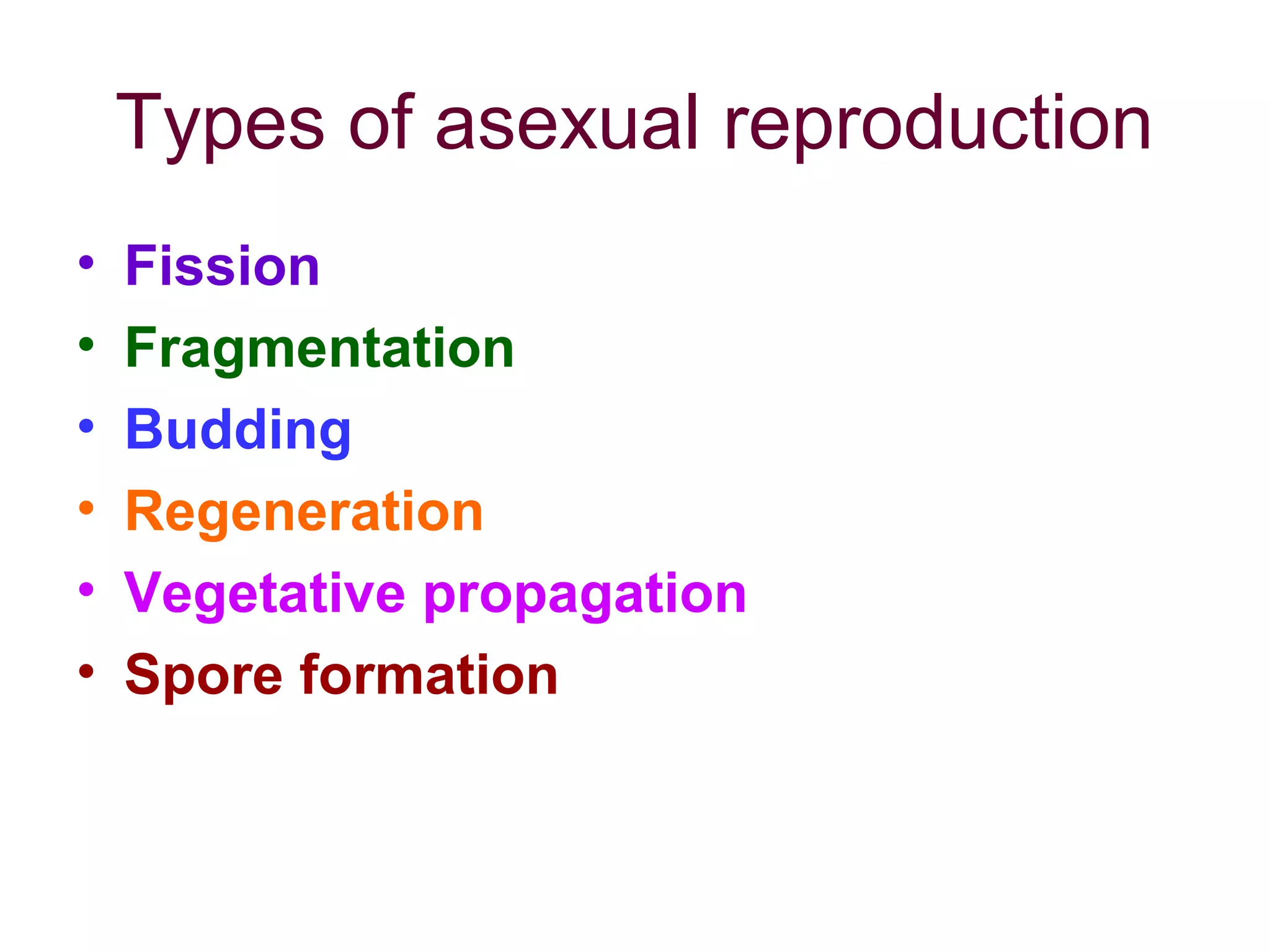 Asexual reproduction ppt | PPT