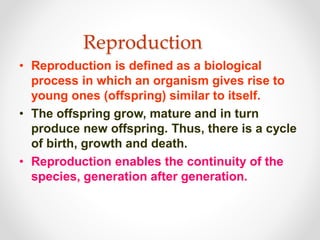 Asexual reproduction in animal or human being | PPTX