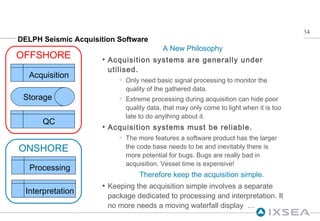 ECHOES & DELPH Seismic - Advances in geophysical sensor data ...
