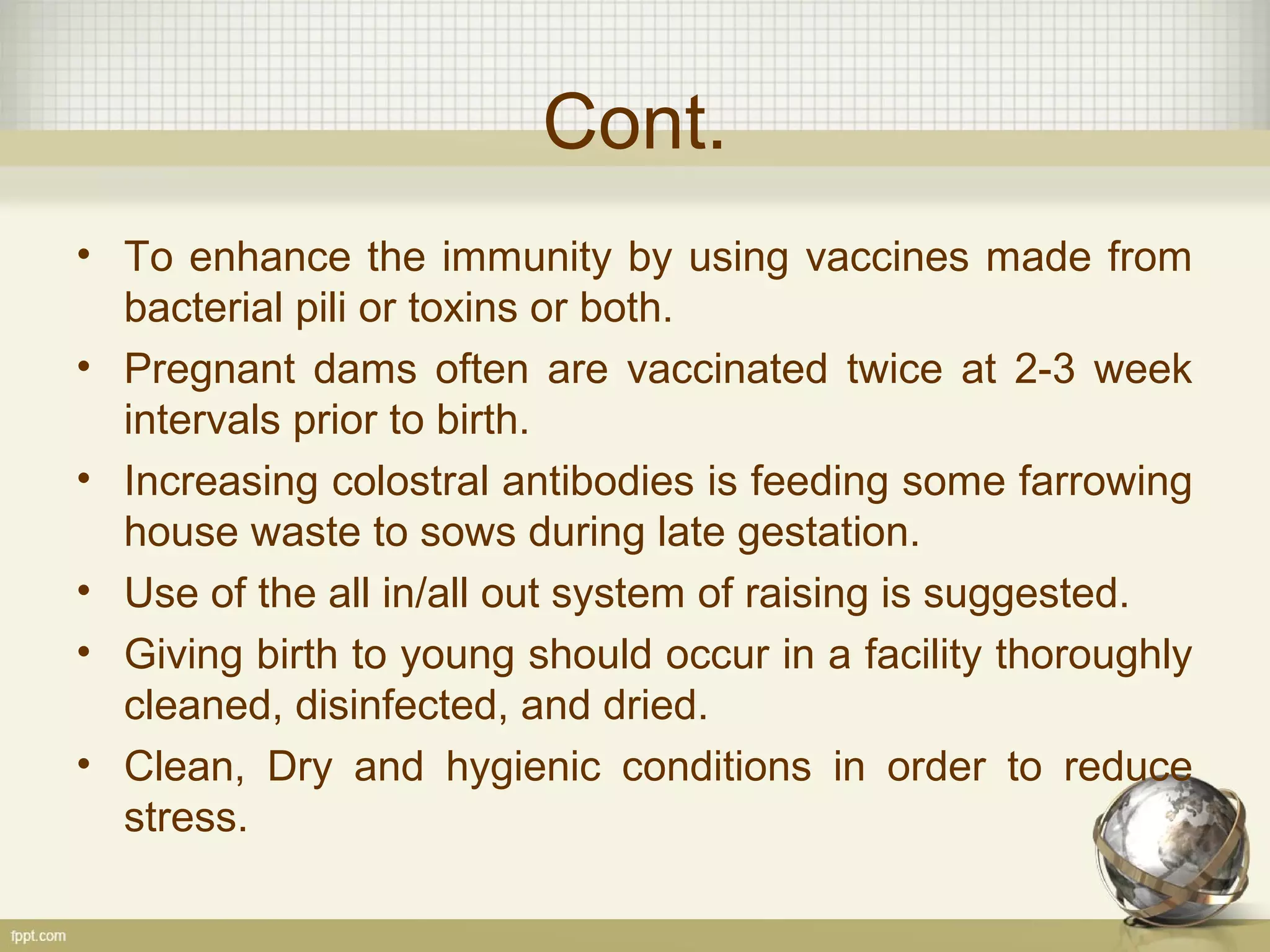 Listeriosis and Colibacillosis | PPT