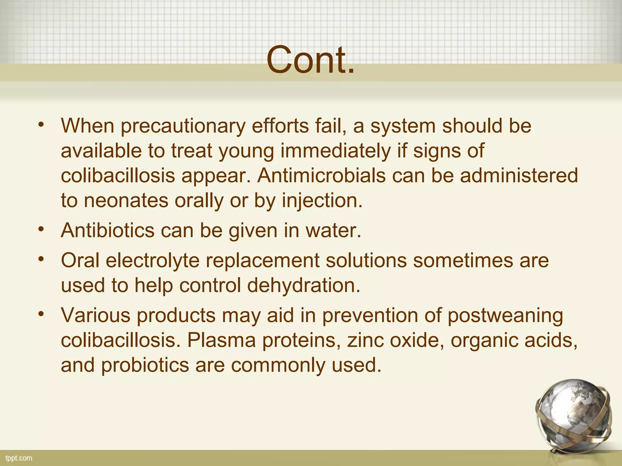 Listeriosis and Colibacillosis | PPT