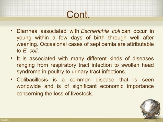 Listeriosis and Colibacillosis | PPT