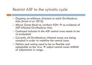 ASF in Africa: pathways to prevention and control | PDF